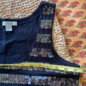 Garnet Hill | Tops | Garnet Hill Sequined Tank Top Nwot | Poshmark